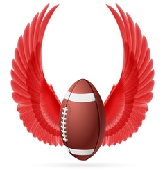 Flying ball Royalty Free Vector Image - VectorStock