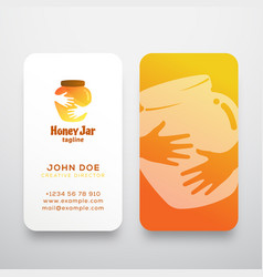 Linden honey jar Royalty Free Vector Image - VectorStock