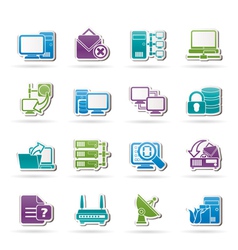 Computer network Royalty Free Vector Image - VectorStock