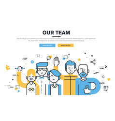 Teamwork success Royalty Free Vector Image - VectorStock