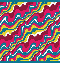 Psychedelic waves pattern Royalty Free Vector Image