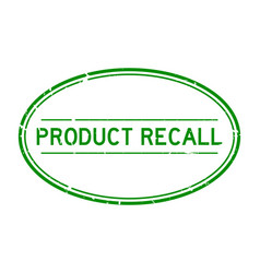 Grunge green qc quality control word round rubber Vector Image