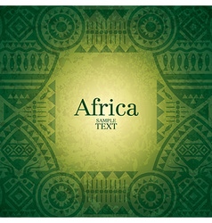 African background design Royalty Free Vector Image