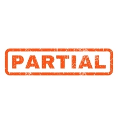 Partial rubber stamp Royalty Free Vector Image