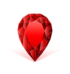Ruby red icon Royalty Free Vector Image - VectorStock
