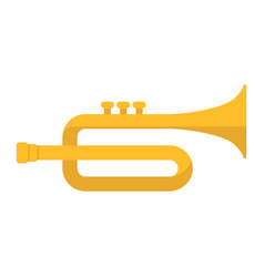 No horn prohibited sign flat icon Royalty Free Vector Image