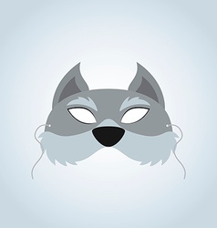 Wolf mask Royalty Free Vector Image - VectorStock