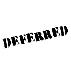 Deferred rubber stamp Royalty Free Vector Image
