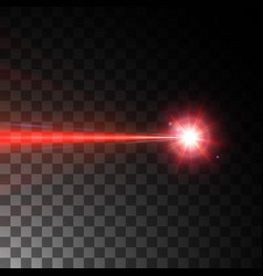 Red laser beam Royalty Free Vector Image - VectorStock