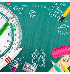 School creative background Royalty Free Vector Image