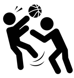 Basketball pass icon Royalty Free Vector Image