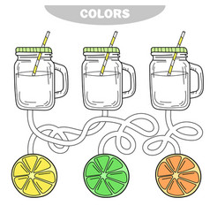Connect the dots and coloring page Royalty Free Vector Image
