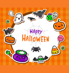 Halloween doodle set Royalty Free Vector Image