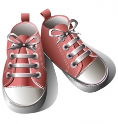Kids shoes Royalty Free Vector Image - VectorStock