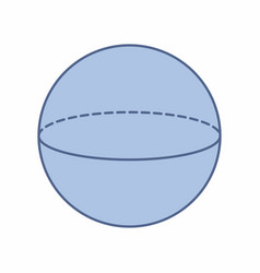 Sphere outline icon Royalty Free Vector Image - VectorStock