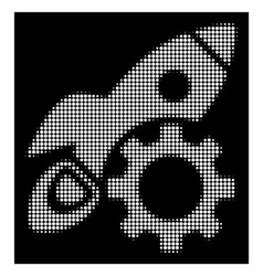 Rocket development icon Royalty Free Vector Image