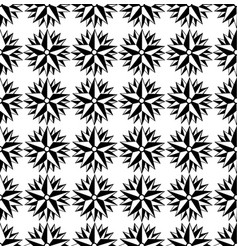Seamless pattern black and white repeating Vector Image