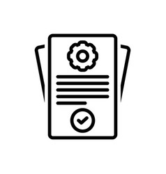 Procedures Royalty Free Vector Image - VectorStock