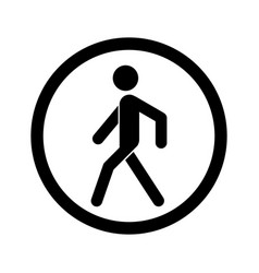 One person operation only sign prohibition sign Vector Image