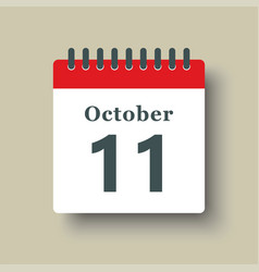 11 October Calendar Vector Images (over 110)