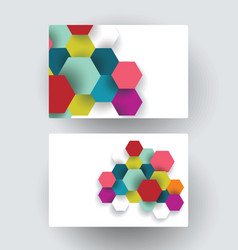 Paper polygon infographics Royalty Free Vector Image