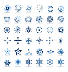 Dot design elements Royalty Free Vector Image - VectorStock