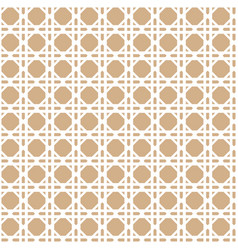 Rattan seamless pattern Royalty Free Vector Image