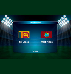 Batsman and bowler playing cricket championship Vector Image