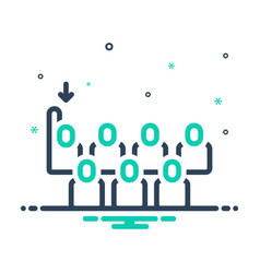 Opposite wordcard for first and last Royalty Free Vector