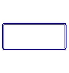 Rounded rectangle frame template Royalty Free Vector Image