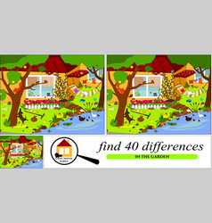 Find 50 differences Royalty Free Vector Image - VectorStock
