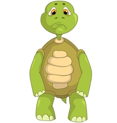 Sad turtle Royalty Free Vector Image - VectorStock
