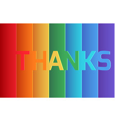 Thank You Rainbow Vector Images (over 110)