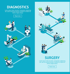 Isometric surgery room composition Royalty Free Vector Image