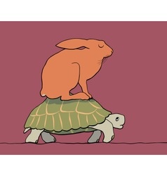 Hare and Tortoise Vector Images (90)