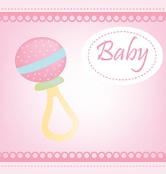 Baby document design Royalty Free Vector Image