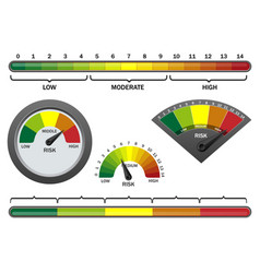 Rating Meter Royalty Free Vector Image Vectorstock