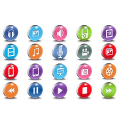 3d web icons Royalty Free Vector Image - VectorStock