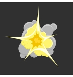 Animation explosion Royalty Free Vector Image - VectorStock