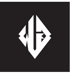 Wg logo monogram with emblem shield style design Vector Image