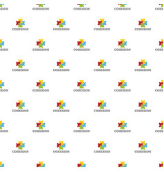 People cohesion logo flat style Royalty Free Vector Image