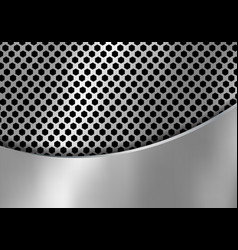 Abstract silver metal background made from Vector Image