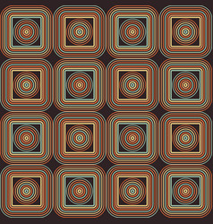 Abstract retro geometric seamless pattern Vector Image