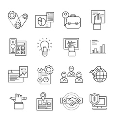Assembly Icon Set In Color Royalty Free Vector Image