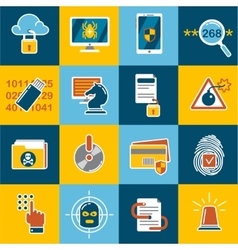 Data protection infographic Royalty Free Vector Image