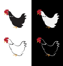 Chicken design Royalty Free Vector Image - VectorStock