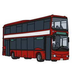 Cartoon Red Double Decker Bus Vector Images (over 130)