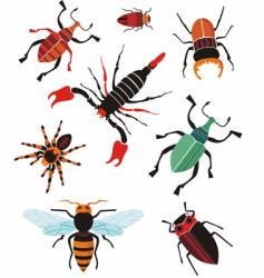Insect set Royalty Free Vector Image - VectorStock