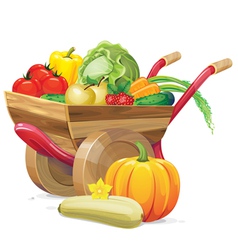 Strawberry barrow Royalty Free Vector Image - VectorStock