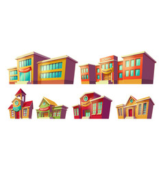 Set cartoon various Royalty Free Vector Image - VectorStock